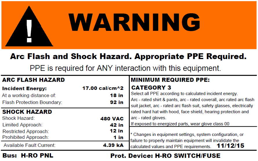 Arc Flash Labels Nfpa 70e 2018 Outlets Shop Www oceanproperty co th Arc Flash Labels Nfpa 70e 2018 Outlets Shop Www oceanproperty co th